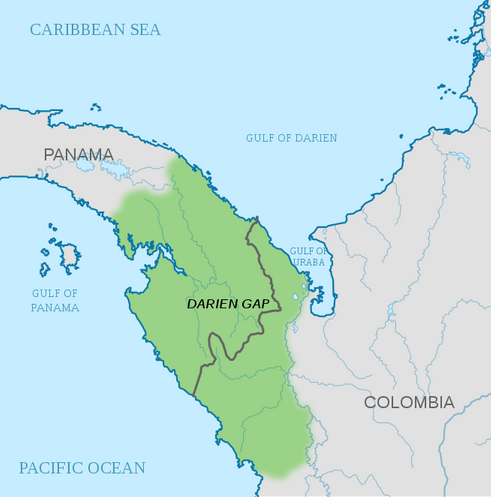 Gulf of Darién: Darién Gap (Panama, Colombia) | LAC Geo